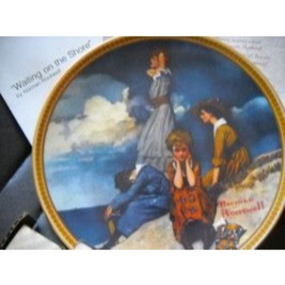 Knowles Fine China | Other | Norman Rockwell Rediscovered Women Waiting ...
